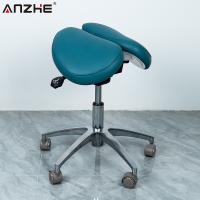 China Ergonomic Saddle Dental Stool with Forward Tilt and Adjustable Gas Lift for Dental Clinics for sale