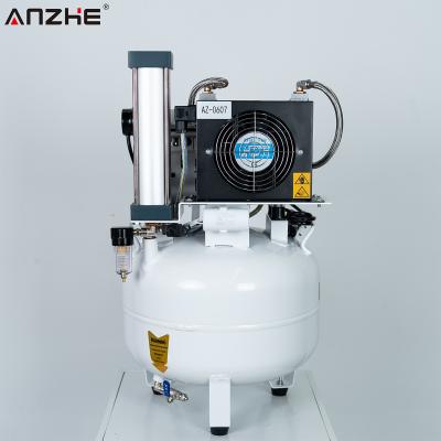China 32L Silent Medical Grade Oil-Free Dental Air Compressor with Air Dryer for Clinics for sale