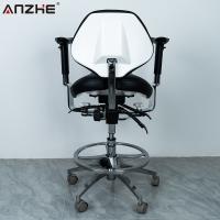 China Ergonomic Dentist Stool with Split Saddle Seat Forward Tilt Design and 360 Degree Rotation for Dental Clinics for sale