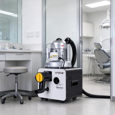 China 750W Dental Vacuum Pump with Two Stage Water Air Separator and 1000L/min Suction Power for Dual Dental Chairs for sale