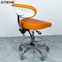 China AZ ST11 1 Adjustable Saddle Dental Stool with 360 Degree Rotation and Aluminum Alloy Base for Dental Clinics for sale
