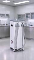 China 50/60Hz 56dB 220V-240V Portable Dental Suction Unit and Mobile Dental Cart with High Volume Evacuation for sale