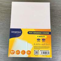 China Offsipoly 180mic Thickness A4 Size Transparent Clear PVC Binding Covers for Professional Document Protection for sale
