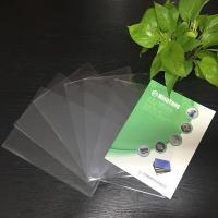 China Offsipoly Clear Transparent PVC L Shape Folder with Customizable OEM LOGO and 310X220mm Size for sale