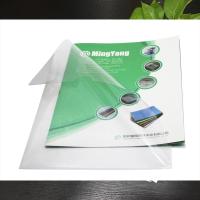 China Offsipoly Clear Transparent PVC L Shape Folder with Customizable OEM LOGO and 310X220mm Size for sale