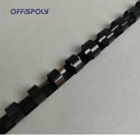China Offispoly Plastic binding comb rings with 21 rings made from durable PVC rigid sheets available in multiple sizes for A4 documents for sale