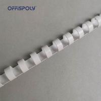 China Offispoly Plastic binding comb rings with 21 rings made from durable PVC rigid sheets available in multiple sizes for A4 documents for sale