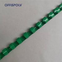 China Offsipoly Green Plastic Binding Comb Rings with 21 Rings for A4 Documents Made from Durable PVC Rigid Sheets for sale