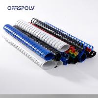 China Offsipoly Green Plastic Binding Comb Rings with 21 Rings for A4 Documents Made from Durable PVC Rigid Sheets for sale