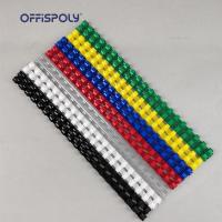 China Offsipoly Green Plastic Binding Comb Rings with 21 Rings for A4 Documents Made from Durable PVC Rigid Sheets for sale