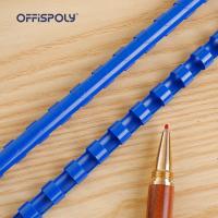 China Offsipoly Blue Plastic Binding Comb Rings with 21 Rings for A4 Documents Made from Durable PVC Rigid Sheets for sale