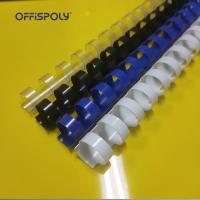 China Offsipoly Blue Plastic Binding Comb Rings with 21 Rings for A4 Documents Made from Durable PVC Rigid Sheets for sale