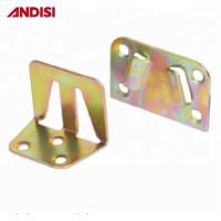 China Metal Bed Rail Frame Corner Bracket KA16 Iron Furniture Fittings for Bedroom for sale
