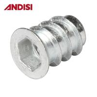 China Zinc Alloy Mini Fix Cam and Bolt Dowel Insert Nut Furniture Hardware Joint Connector 15mm for sale