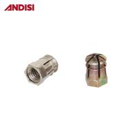 China Zinc Alloy M6x13 Wood Insert Nut for Furniture Connecting Hardware Mini Fix Bolt for sale