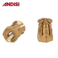 China Zinc Alloy M6x13 Wood Insert Nut for Furniture Connecting Hardware Mini Fix Bolt for sale