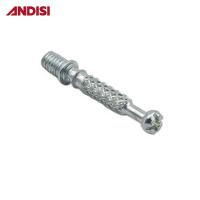 China Steel Zinc Plated Mini Fix Eccentric Bolt Cam Fasteners Dowel BA08A 09A for Furniture Assembly for sale