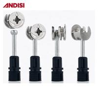 China Zinc Plated 3 in 1 KD Fittings Mini Fix Assembly M8 M10 Quick Release Bolt for Furniture Board Connection for sale