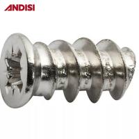 China Zinc Plated Flat Head Wood Countersunk Pozi Drive Confirmat Furniture Euro Screw 11mm 13mm for sale