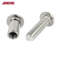 China Furniture Connector Bolt and Combination Screw M6x29 M4x15 Nickel Plated Steel for sale