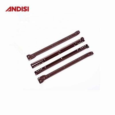 China Powder Coated Drawer Slide 0.8-1.2mm Steel Nylon FGV Rollers for Cabinet Table Drawer for sale