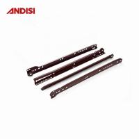 China Powder Coated Drawer Slide 0.8-1.2mm Steel Nylon FGV Rollers for Cabinet Table Drawer for sale