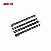 China Powder Coated Drawer Slide 0.8-1.2mm Steel Nylon FGV Rollers for Cabinet Table Drawer for sale