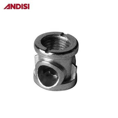 China Zinc Plated Heavy Duty Cam Lock Connectors for Wood Joint GA38 39 Steel Metal Bracket for sale