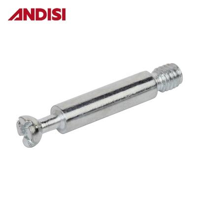 China M6 M6.2 Metal Wood Furniture Connecting Bolts Mini Fix Eccentric Bolts Zinc Plated for sale