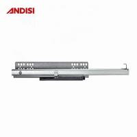 China ANDISI V2 Undermount Drawer Slide Clips Soft Close Single Extension 35KGS 300-600mm for sale