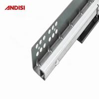 China ANDISI V2 Undermount Drawer Slide Clips Soft Close Single Extension 35KGS 300-600mm for sale
