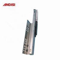 China ANDISI V2 Undermount Drawer Slide Clips Soft Close Single Extension 35KGS 300-600mm for sale