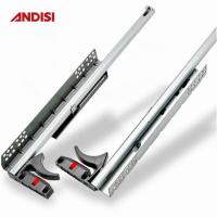 China ANDISI V2 Undermount Drawer Slide Clips Soft Close Single Extension 35KGS 300-600mm for sale
