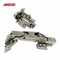 China Iron Clip On Soft Close Hydraulic Hinges 165 Degree 35mm Cup Diameter 11.5mm Depth for Kitchen Cupboard for sale