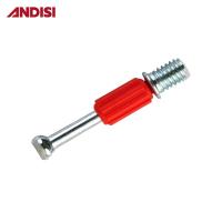 China 7.3mm Furniture Connecting Bolts for Wood Mini Fix Eccentric Screw Zinc Plated Plastic for sale
