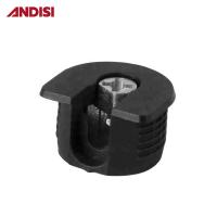 China Plastic Eccentric Joint Connector 2 in 1 Rafix for Wood Furniture Cabinet Assembly 15mm for sale