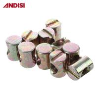 China M6 M8 Cross Phillips Drive Slot Countersunk Barrel Nut Steel Zinc Plated Furniture Fittings Hardware for sale