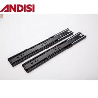 China 45mm Soft Close Ball Bearing Drawer Slides Full Extension Push to Open 45kg Load Capacity 250-600mm for sale