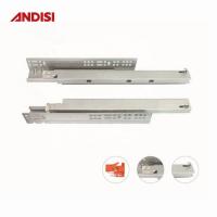 China ANDISI Push to Open Undermount Drawer Slide Full Extension Concealed 35KGS 450mm for sale