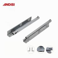 China ANDISI Push to Open Undermount Drawer Slide Full Extension Concealed 35KGS 450mm for sale