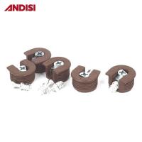China Zinc Plated Steel Rafix Connector for Cabinet Wood Joint Plastic Screw 15mm for sale