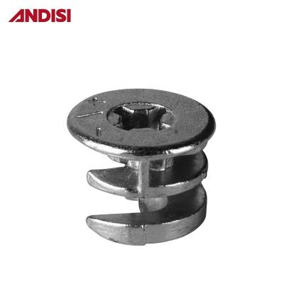 China ANDISI D15mm Cam Lock Connector for Knock Down KD Furniture Fittings Zinc Alloy for sale