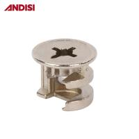 China ANDISI D15mm Cam Lock Connector for Knock Down KD Furniture Fittings Zinc Alloy for sale