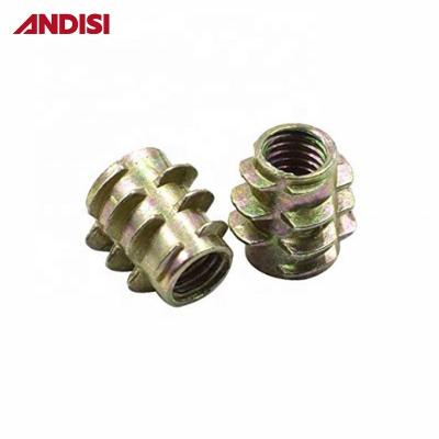 China Zinc Alloy Hex Drive Connecting Mini Fix Cam Lock Nuts Threaded Wood Furniture Insert Nut M6 M8 for sale