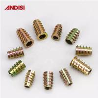 China Zinc Alloy Hex Drive Connecting Mini Fix Cam Lock Nuts Threaded Wood Furniture Insert Nut M6 M8 for sale