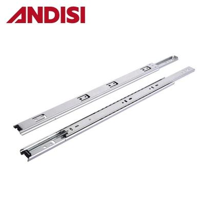 China Partial Extension Side Mount Steel Ball Bearing Slide Rail 35mm Width Cabinet 300-600mm 25kg Load for sale