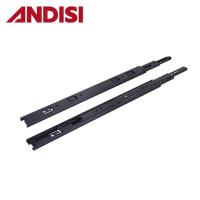 China Partial Extension Side Mount Steel Ball Bearing Slide Rail 35mm Width Cabinet 300-600mm 25kg Load for sale