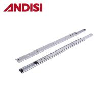 China Two Way Furniture Drawer Runner 27mm 1.2x1.2mm Thickness 15KGS Load Capacity for sale