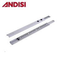 China Two Way Furniture Drawer Runner 27mm 1.2x1.2mm Thickness 15KGS Load Capacity for sale