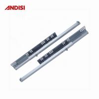 China ANDISI Soft Close Undermount Drawer Slide 500mm 30kg Load Capacity Galvanized Steel for sale